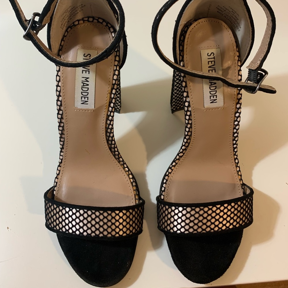 Steve Madden 4 Inch Chunk Heels - Gem